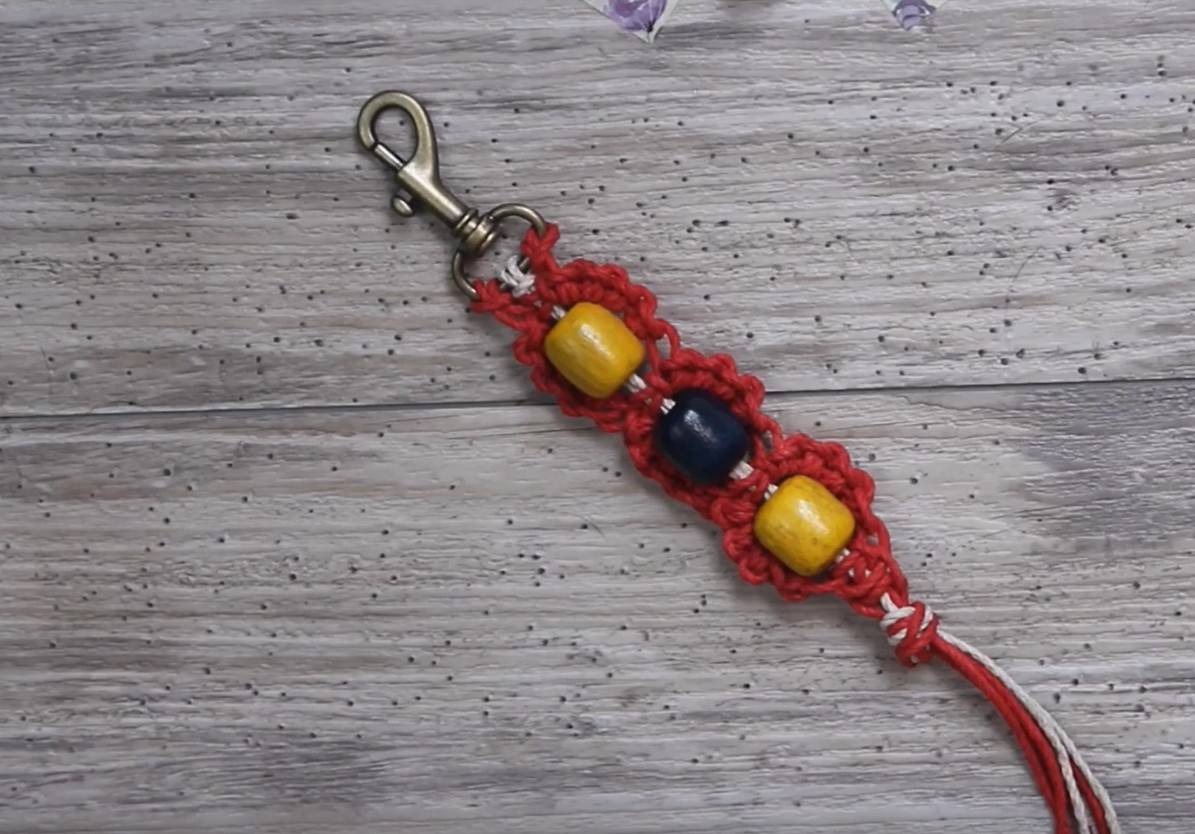 Macrame Flower Keychain Video Tutorial – Hemptique